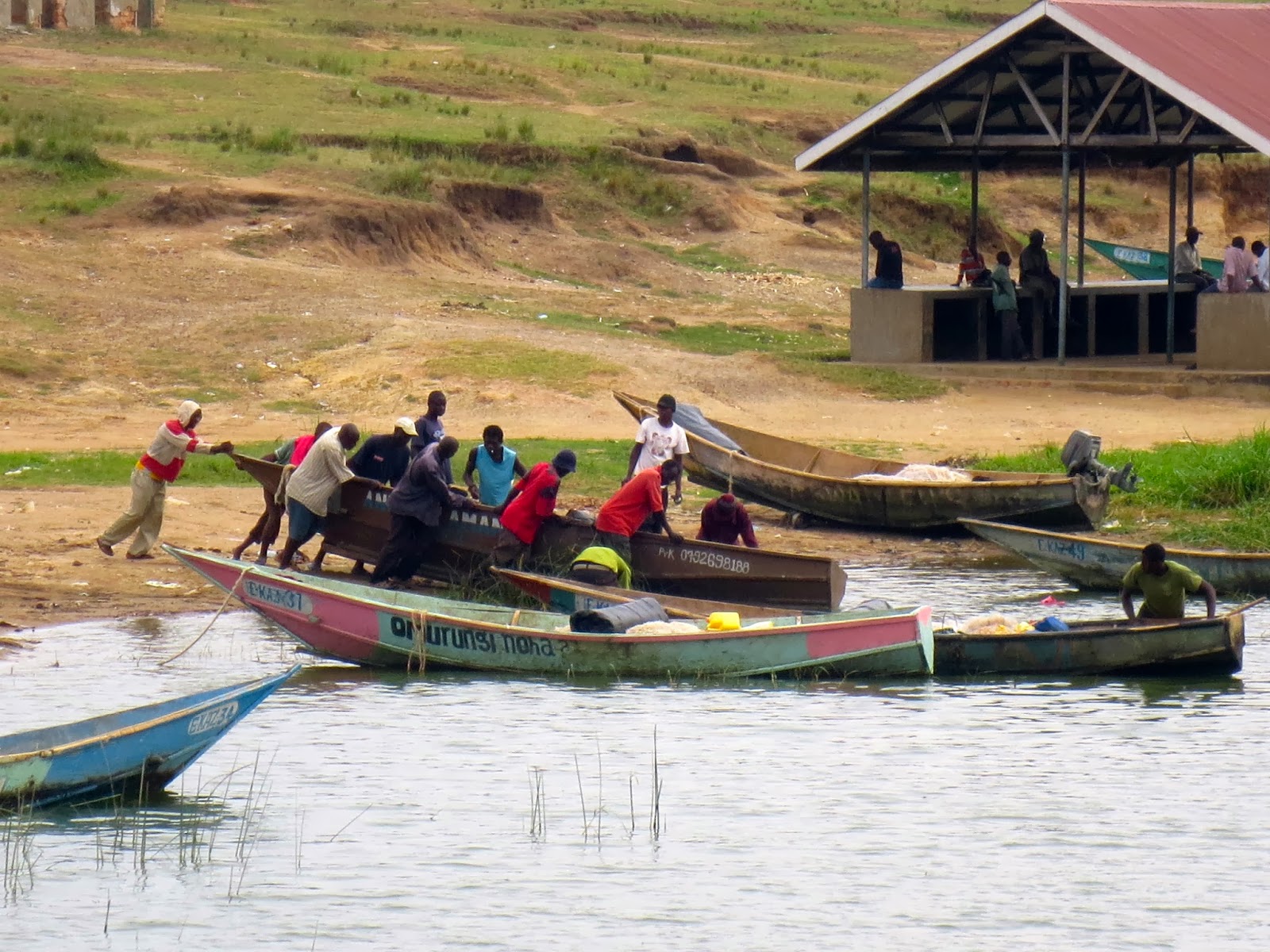 Carol's In Uganda: BOAT RIDE ON THE KAZINGA CHANNEL