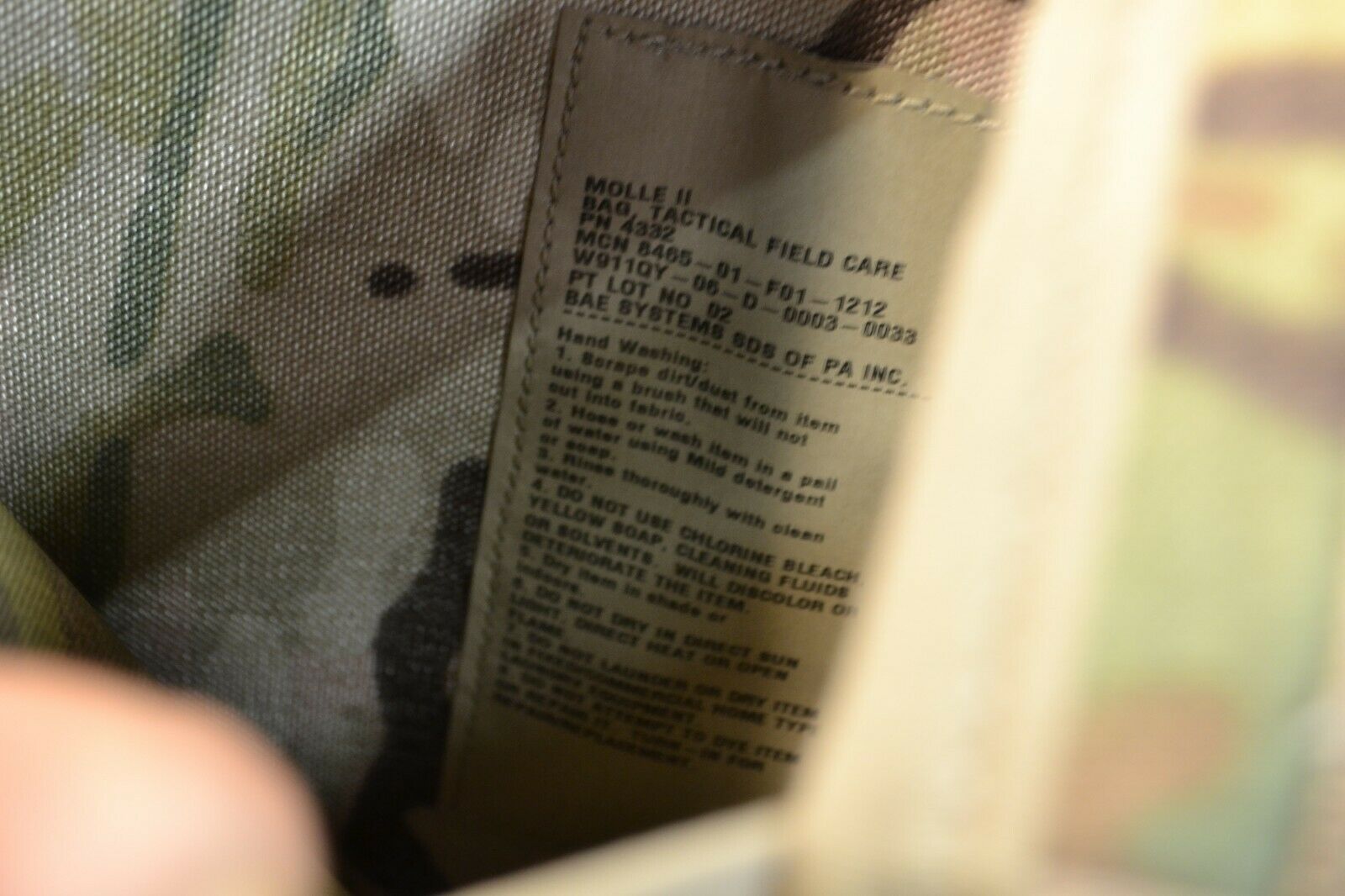 Webbingbabel: US Army Improved MOLLE Medic Set / IMMS BAE Systems