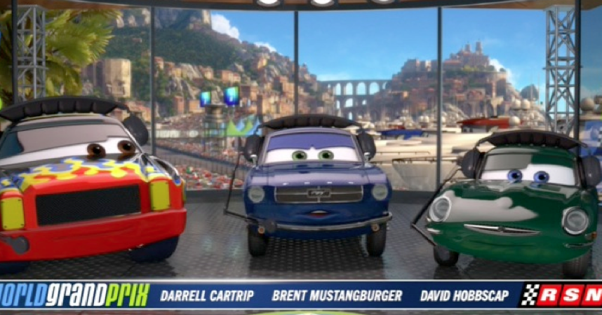 Dan the Pixar Fan: Cars 2: David Hobbscapp with Headset
