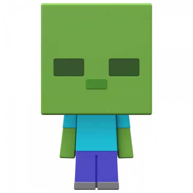 Minecraft Zombie Mob Head Minis Figure | Minecraft Merch