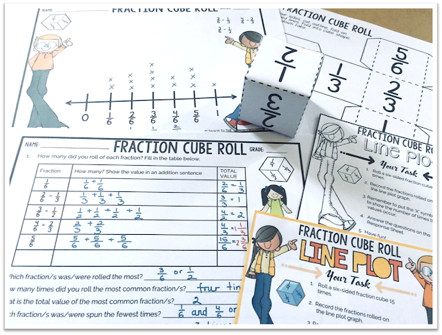 LINE PLOT FREEBIE GRAPHING WITH A DICE - Classroom Freebies