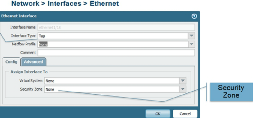 Palo Alto: Interfaces and security zones
