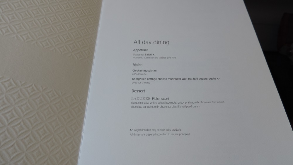 Review: Qatar Airways First Class, Dubai-Doha
