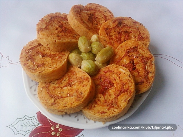 Crveni posni slani rolat. ~ Veseli recepti