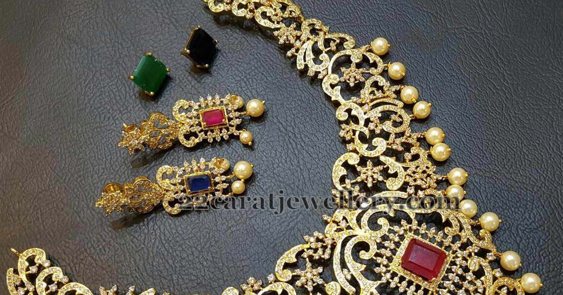 3 Colors Changeable Stone Necklace - Jewellery Designs