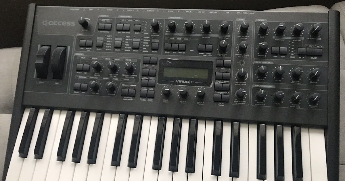 MATRIXSYNTH: ACCESS VIRUS TI2 POLAR DARKSTAR LIMITED EDITION KEYBOARD ...