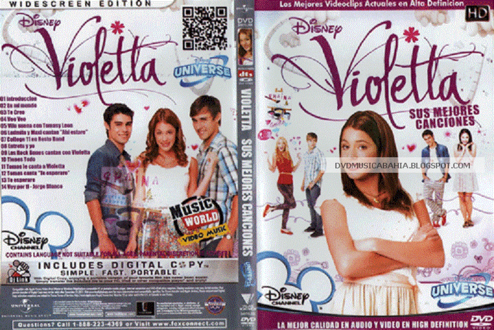 LOS MEJORES DVD DE MUSICA Y MAS....!!!!: VIOLETTA - SUS MEJORES ...