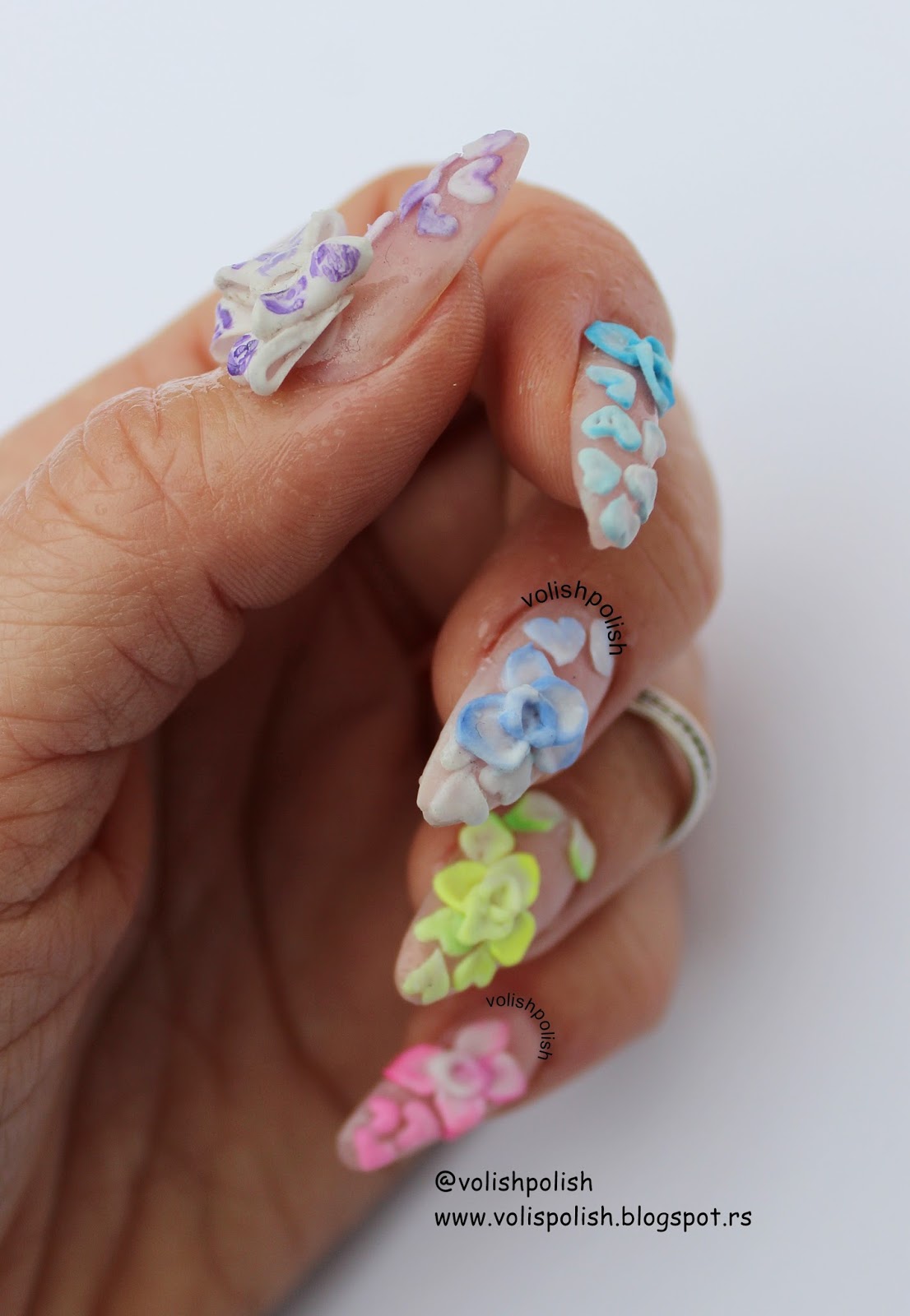 VOLISH POLISH: Kawaii nokti / Kawaii acrylic nails