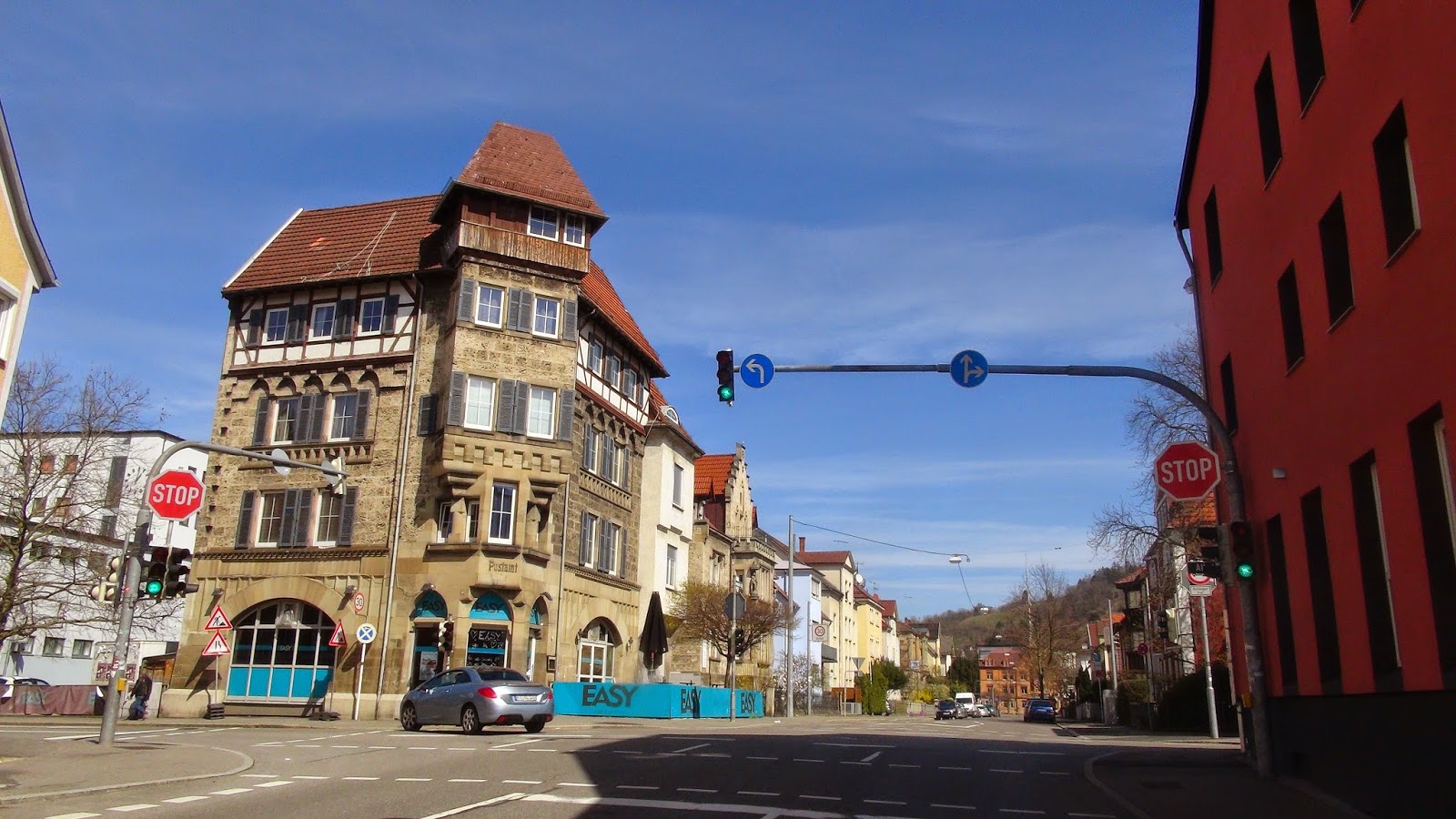 BILDERTANZ: Das Postamt an der Ecke Seestraße zwischen 1910 und 2015