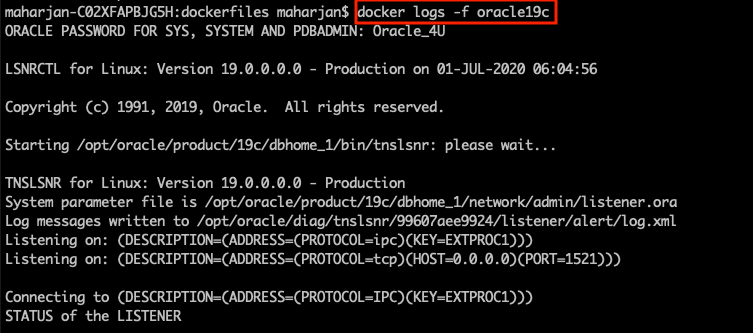 Install Oracle Database 19c In Docker Container ~ Dilli S