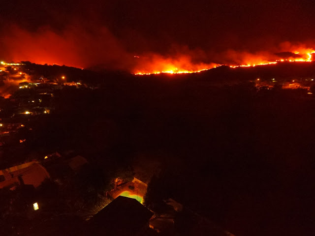 News from Southern Africa & Namibia: Namibia: Windhoek bush fire by ...