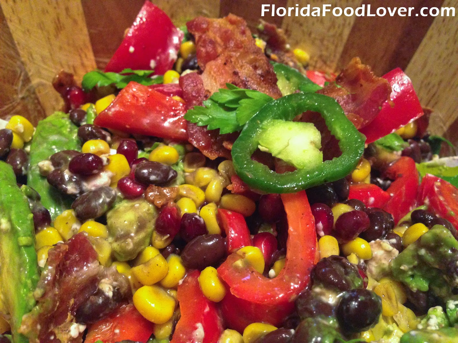 Florida Food Lover: Southwest Pomegranate & Avocado Salad