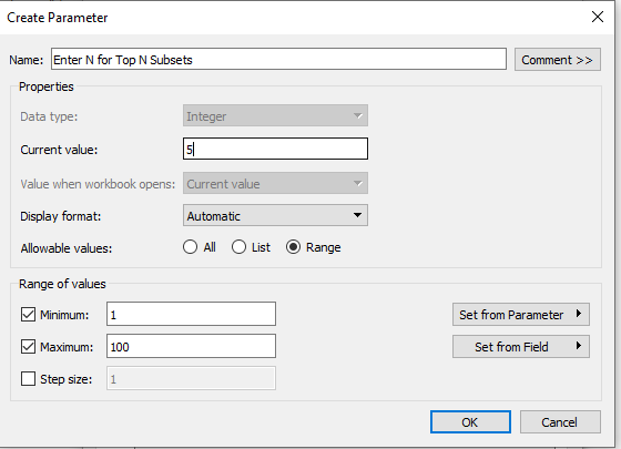 Parameters and Parameter Actions