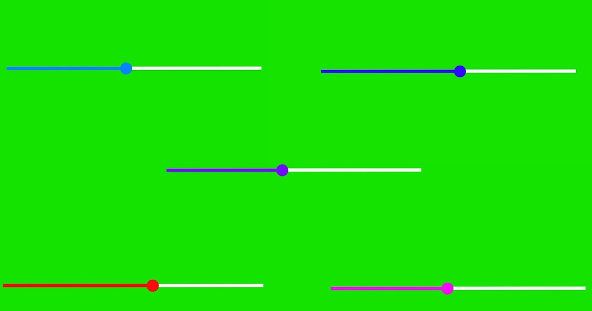 Amazing green screen waiting loading bar animation video footage - all web