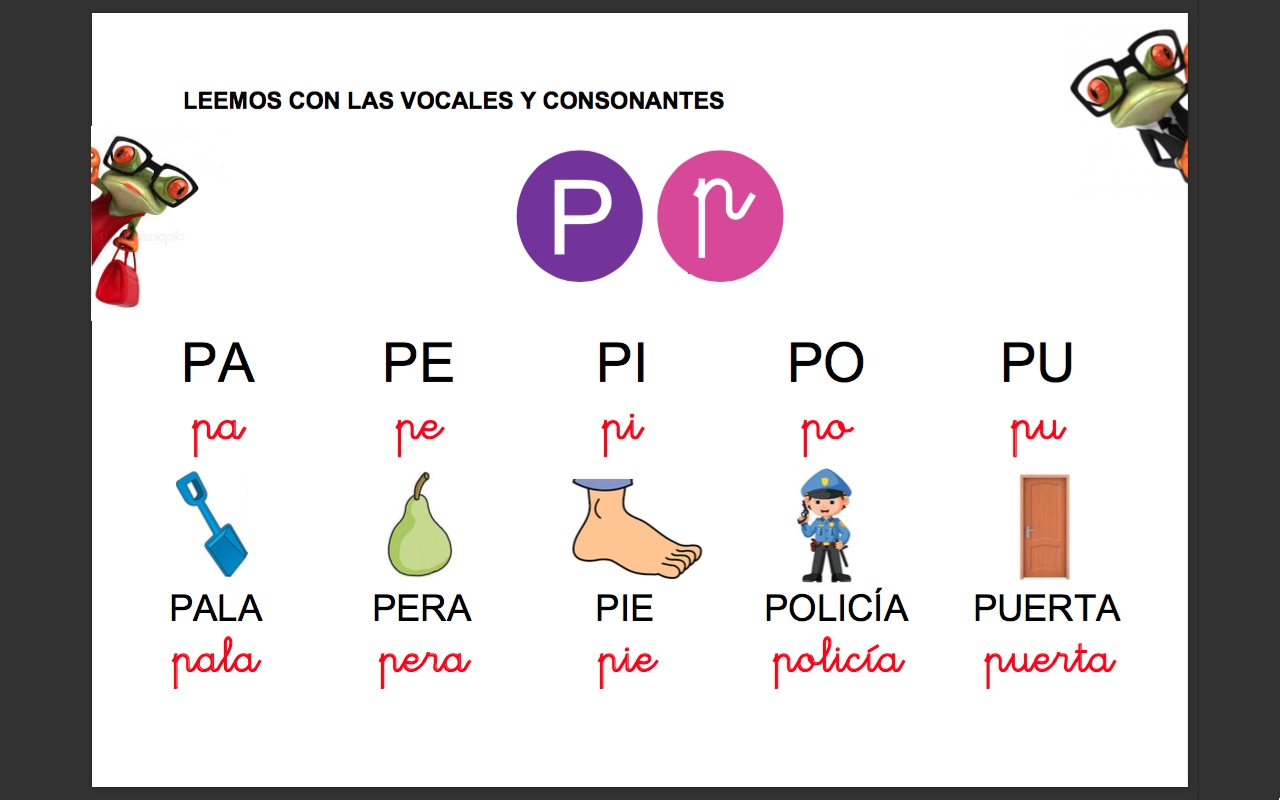 Infantil Colegio Los Rosales: LEEMOS Y ESCRIBIMOS CON LA LETRA P