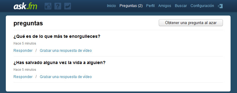 Funciones de Ask.fm