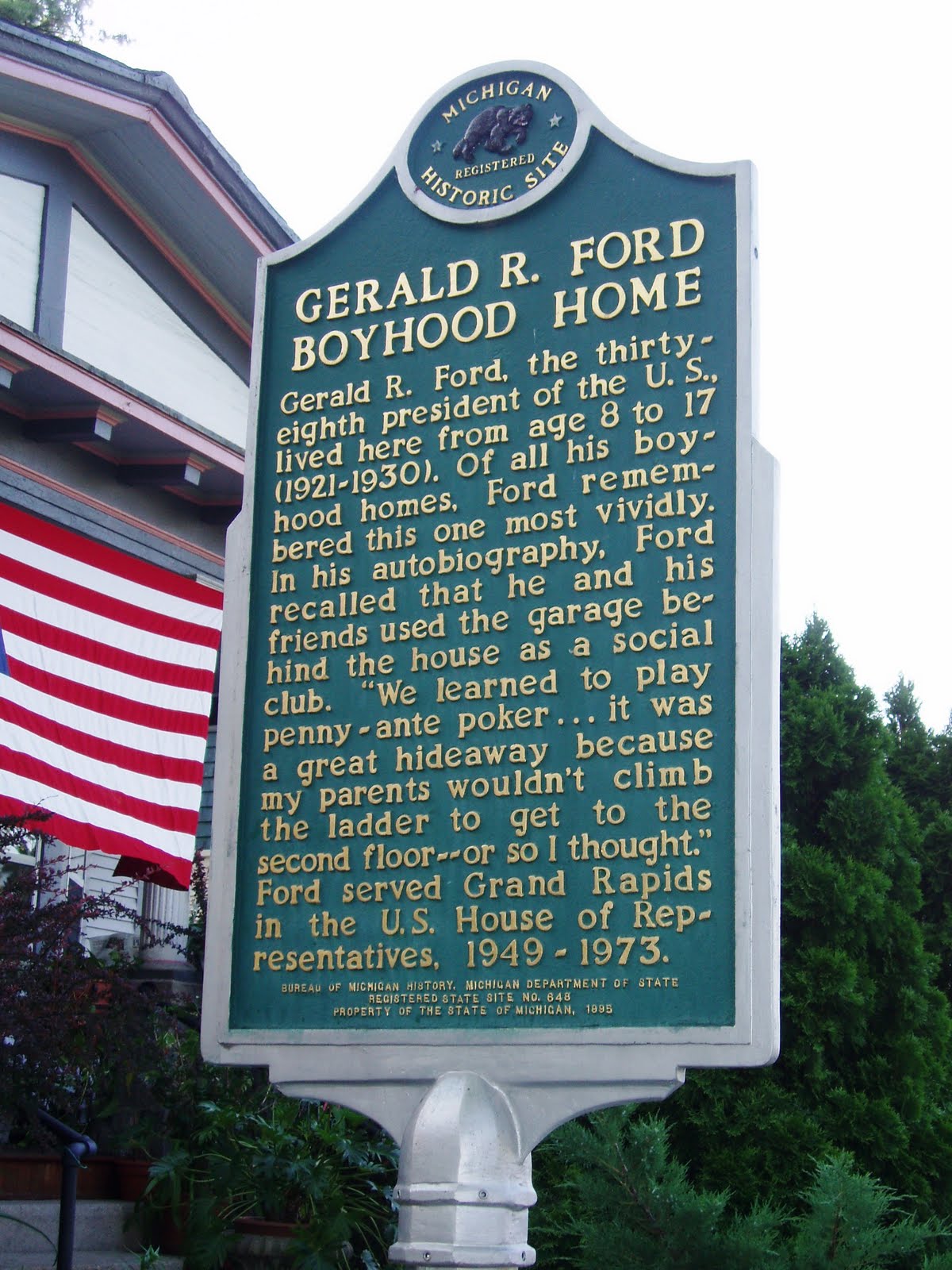 History and Culture by Bicycle: Gerald R. Ford Boyhood Home
