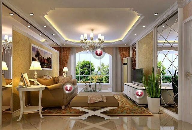 10 Modern Ceiling Designs For the Living Room - Dream House
