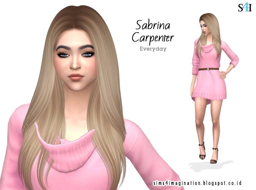 My Sims 4 CAS: Sabrina Carpenter - Imagination Sims 4 CAS