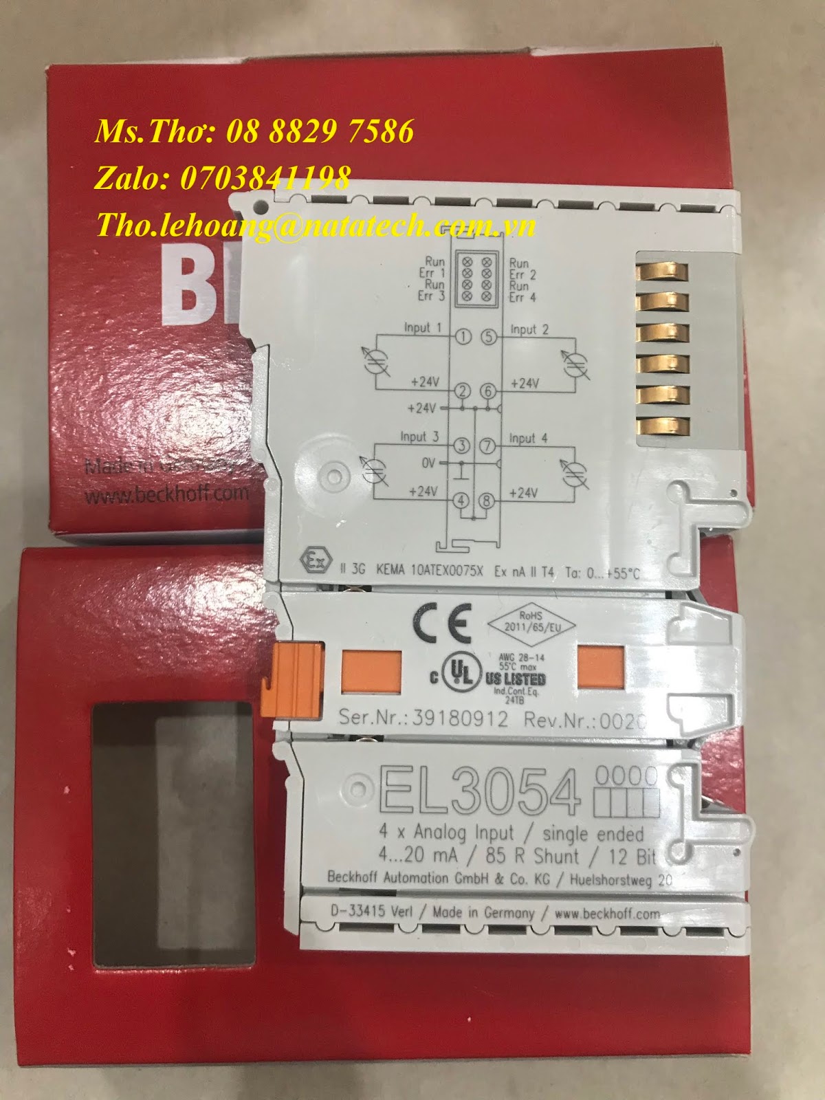 Module Beckhoff EL3054