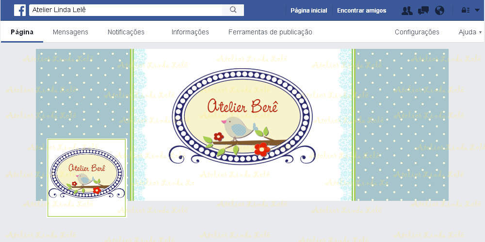 Criação de Logomarca - Kit Facebook - Arte do Cartão e Tag - Atelier ...