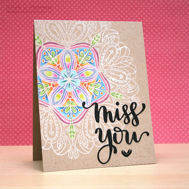 My Impressions: Simon Says Stamp Emma Background Stamp - 3 Ways