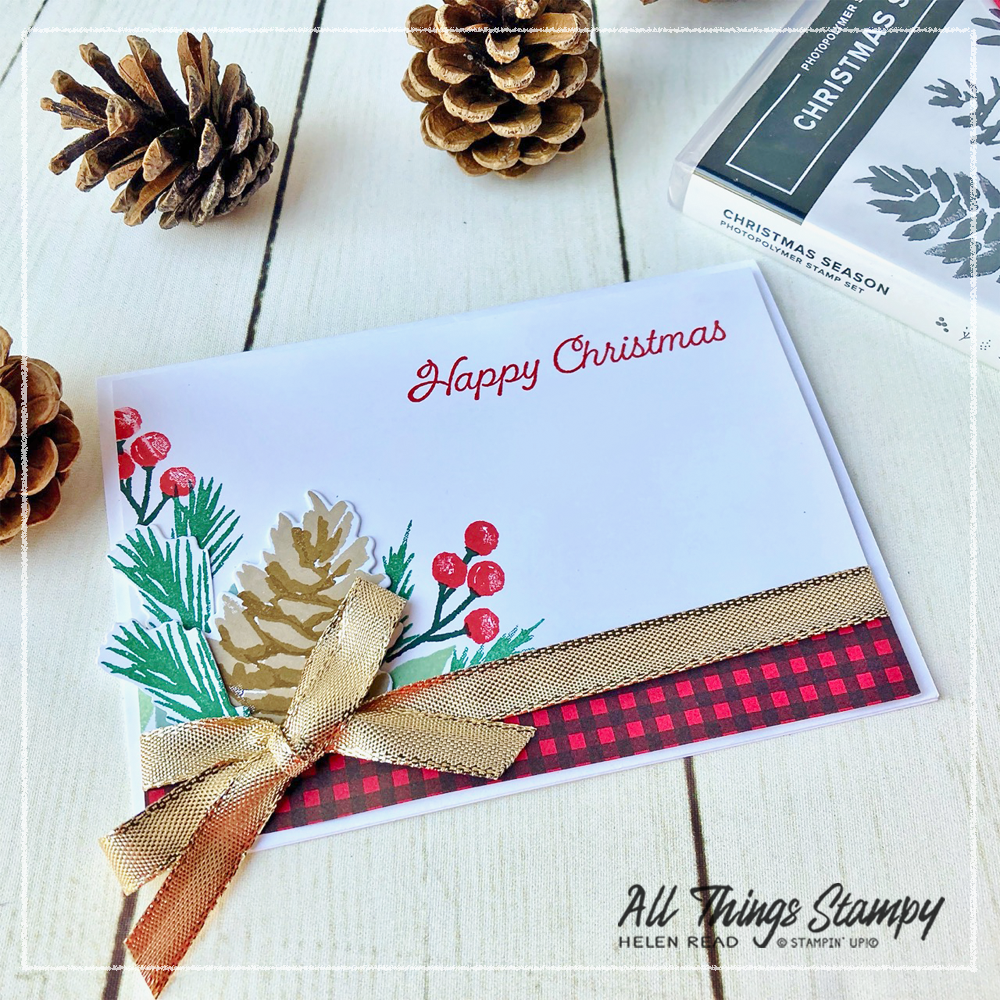 All Things Stampy: Four cards in one using Christmas Season