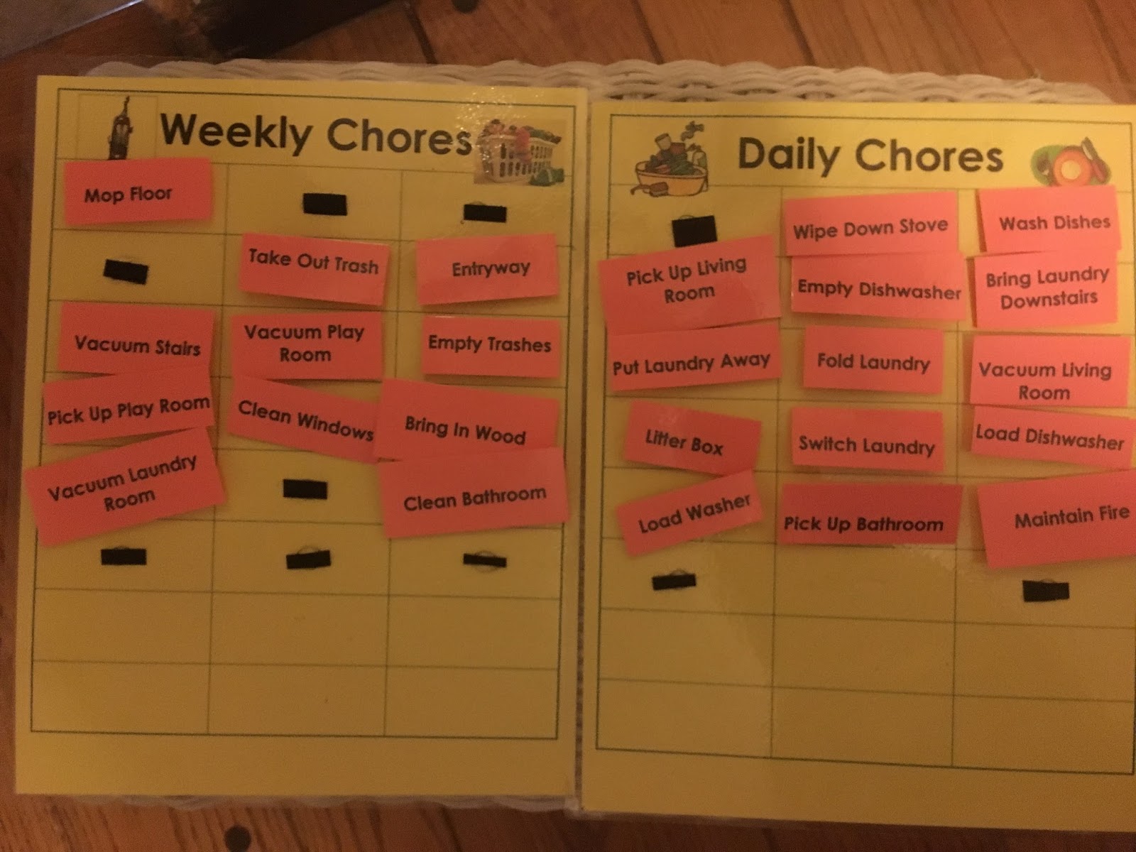 Marathon Momma: Family Chore Chart