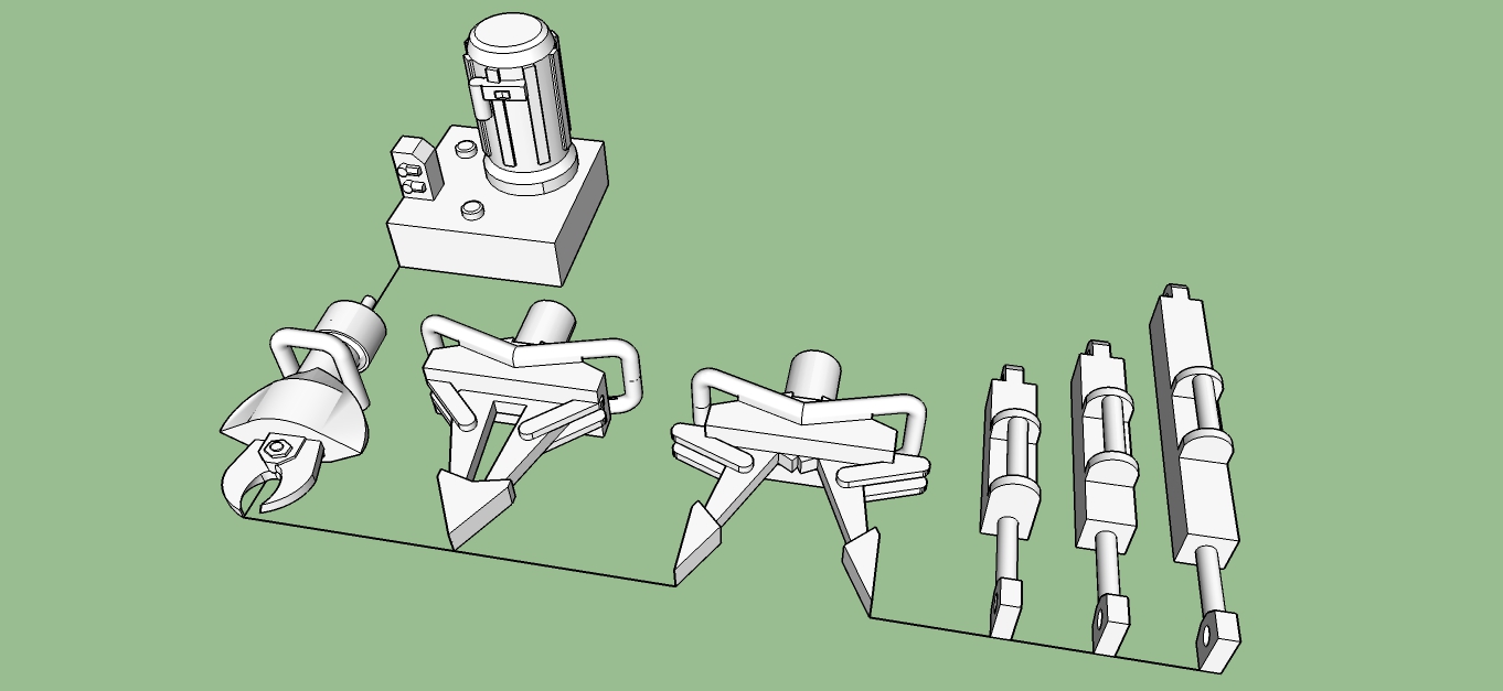 Nirvana Valley Model Railroad: Jaws of Life, 3d printed in HO scale