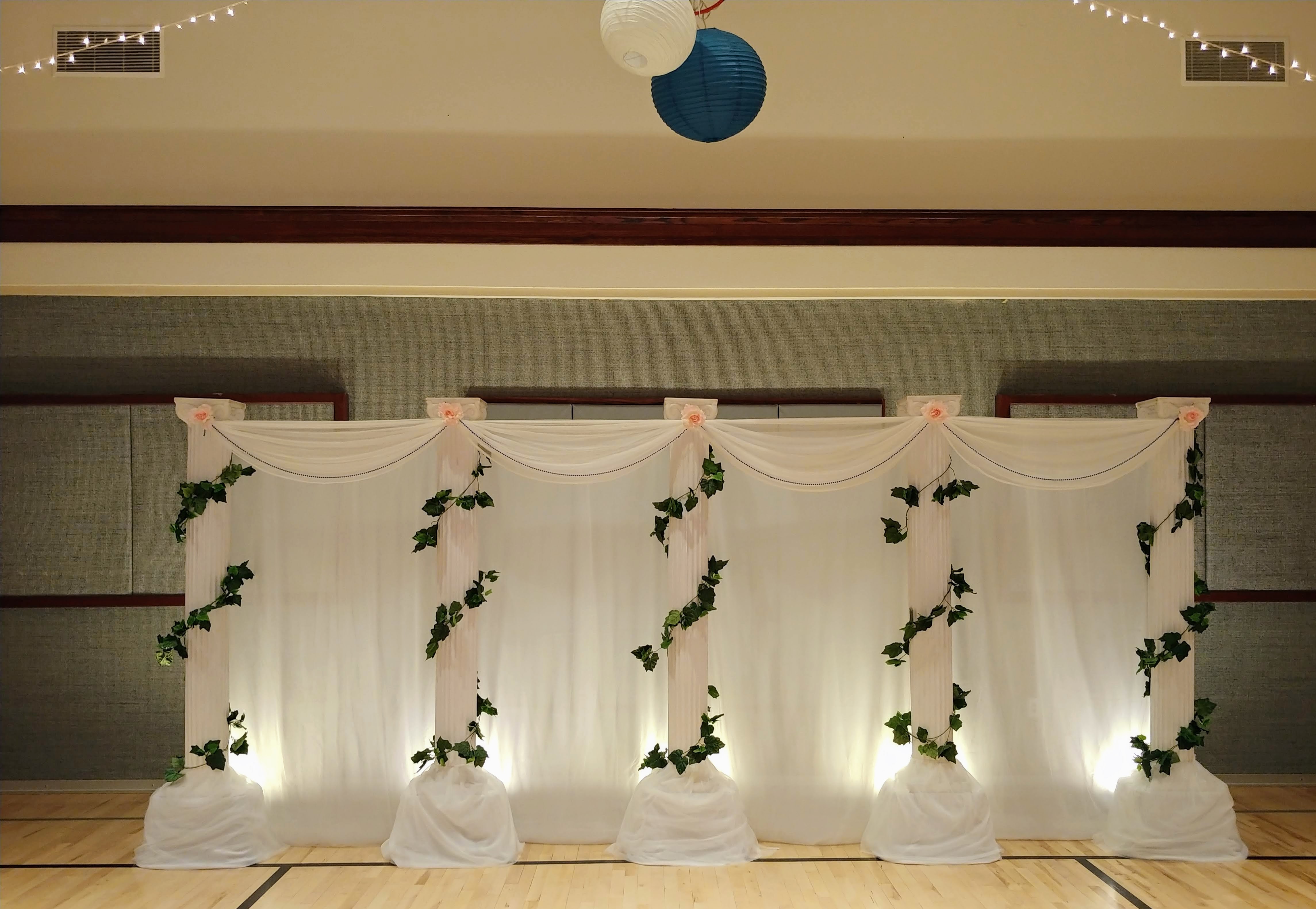 Creative Wedding and Party Decor : Backdrop Choices