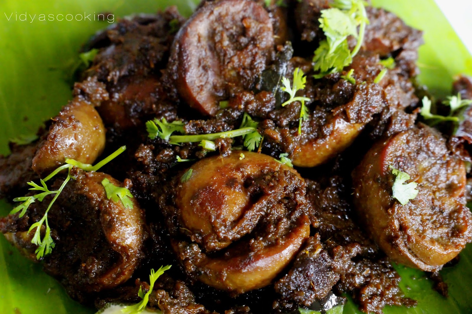 Southindian Style Mutton Kidney Fry Recipe