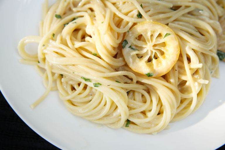 Three-Cheese Lemon Spaghetti - APP META