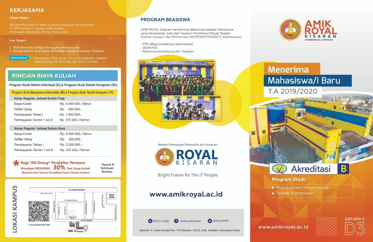 Pendaftaran STMIK Royal Kisaran: Brosur