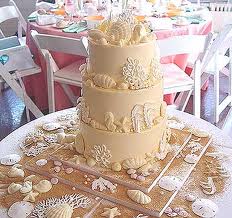 Modele Tort: TORT NUNTA - MODELE CU SCOICI