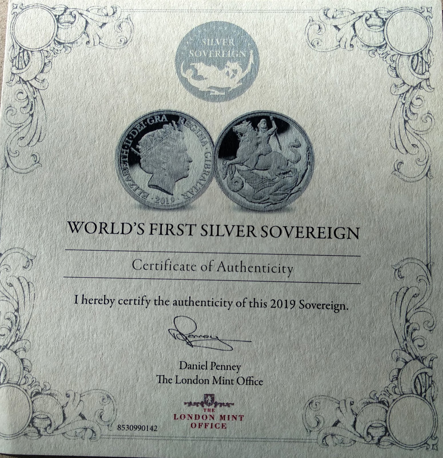 coins and more: 1209) The "World's First Silver Sovereign" brought out ...