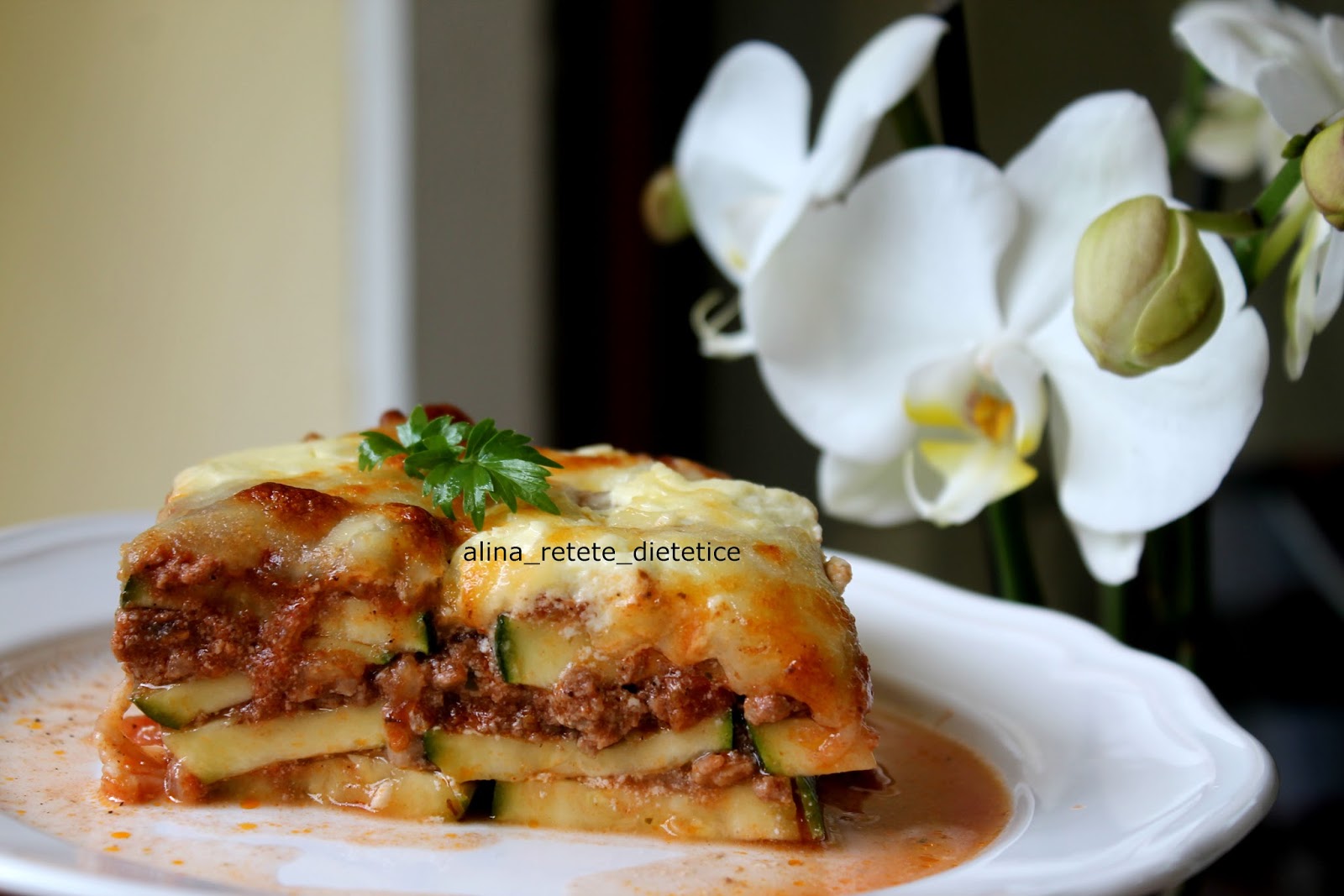 Retete Montignac : Lasagna de dovlecei (F1)