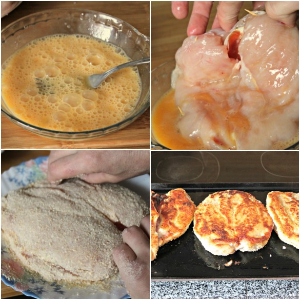 Cachopo de pollo - El dulce paladar