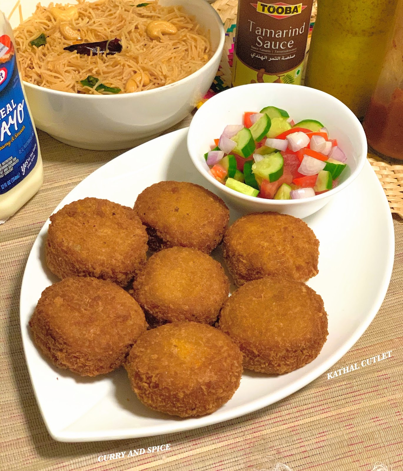 CURRY AND SPICE: KATHAL CUTLET