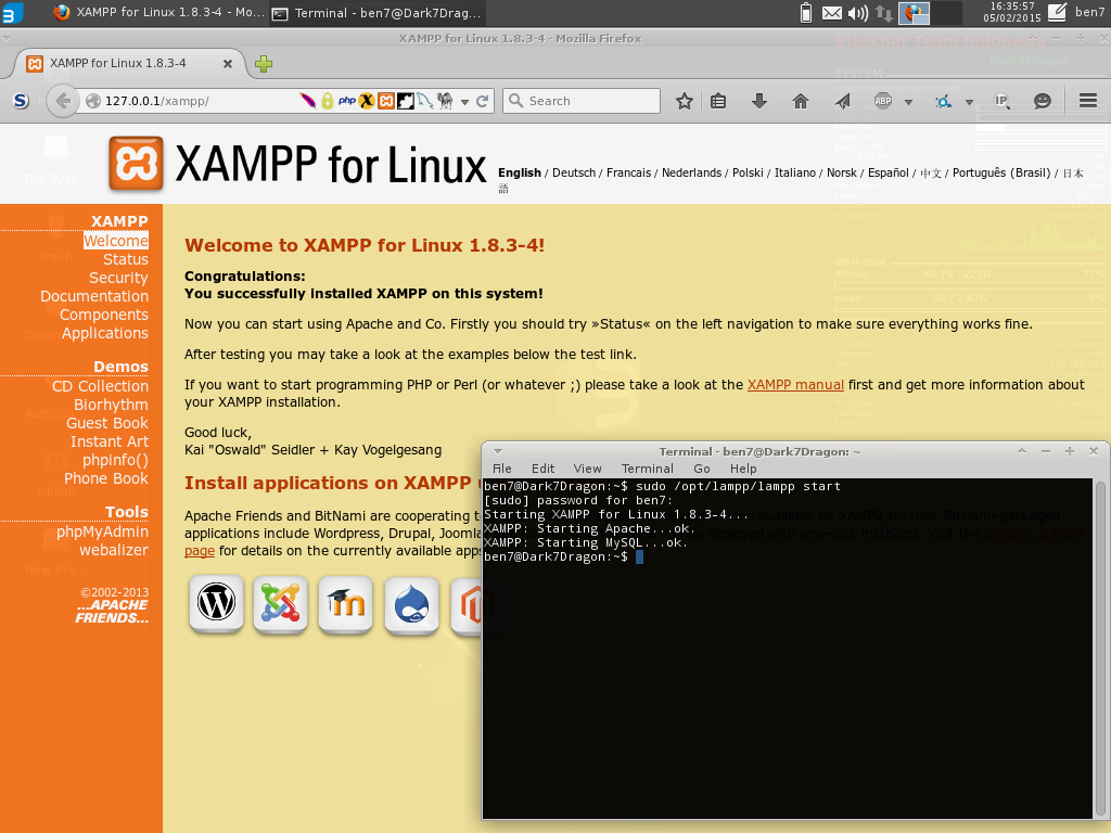 Master of SQLi: Infrastruktur Web Server