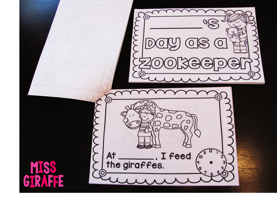 Miss Giraffe's Class: Telling Time in First Grade