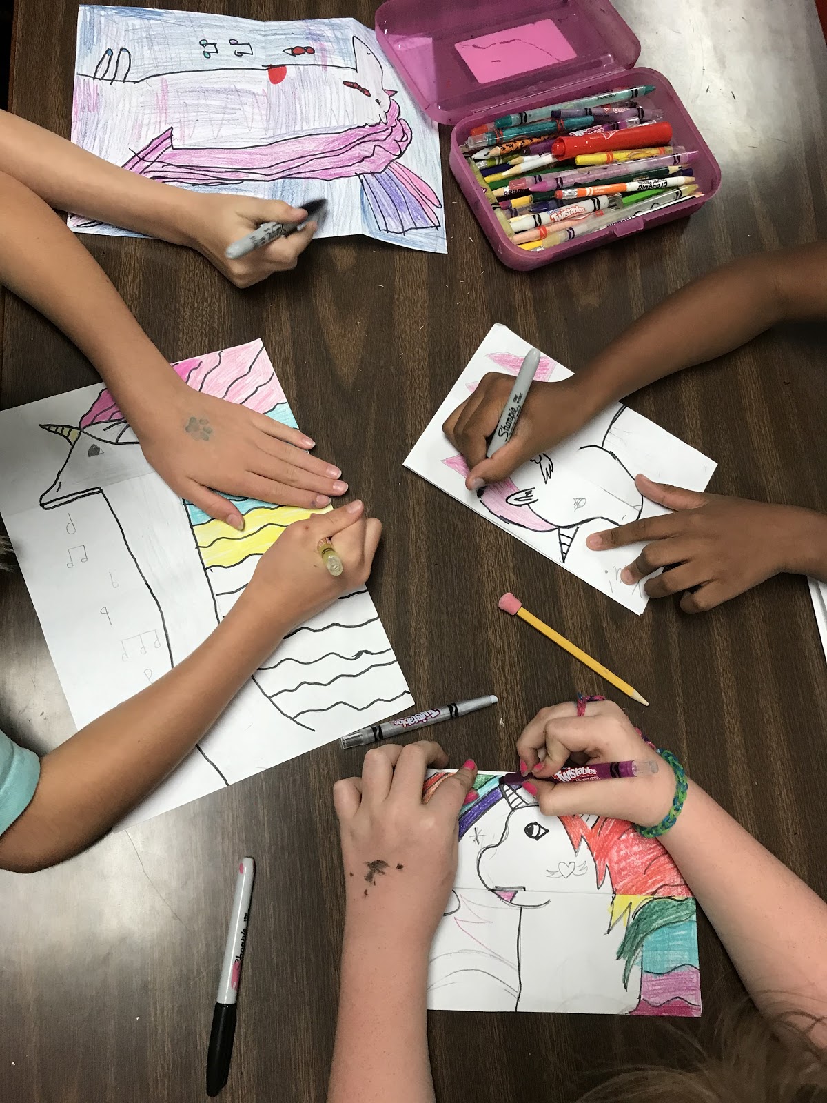 Elements of the Art Room: Surprise Creatures For the LAST ART DAY!