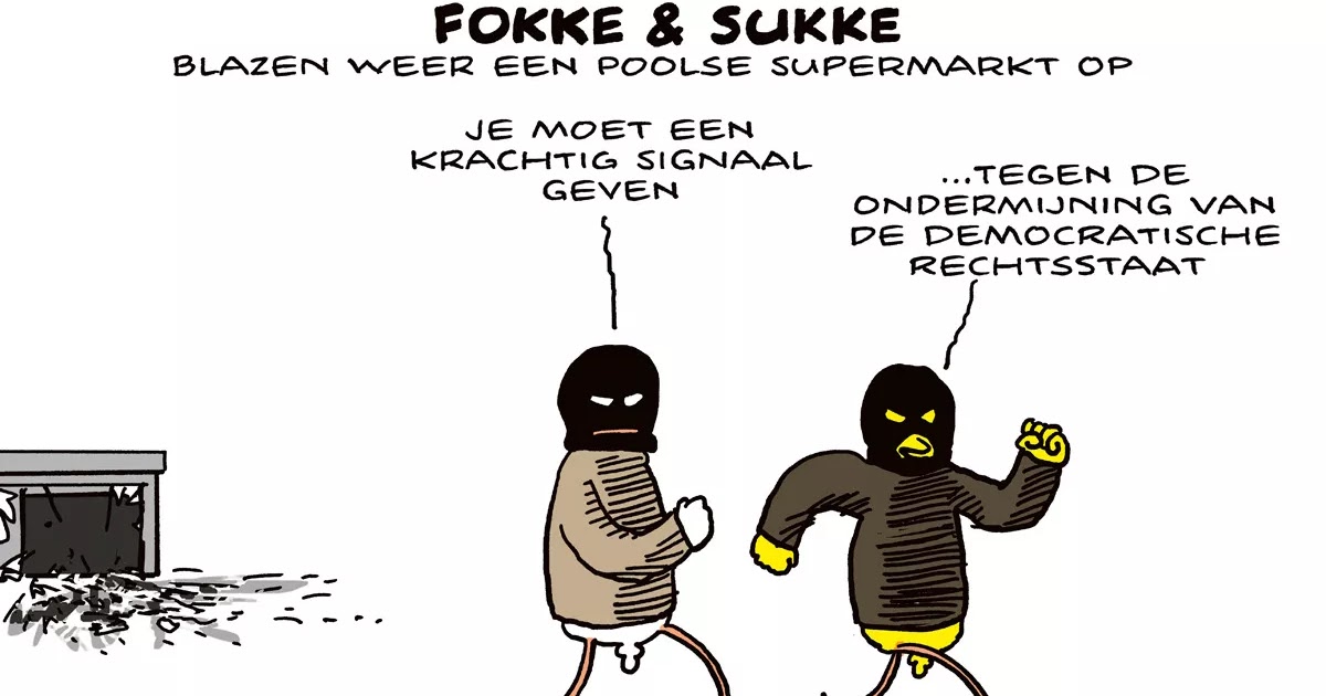 AartDekker: NRC-OPINIE CARTOON FOSU: Fokke & Sukke Staan voor de Poolse ...