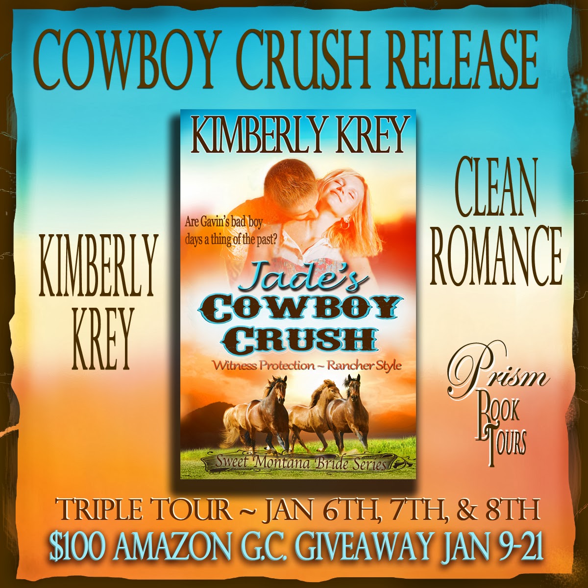 Cherry Mischievous: JADE'S COWBOY CRUSH by Kimberly Krey Blast & Giveaway