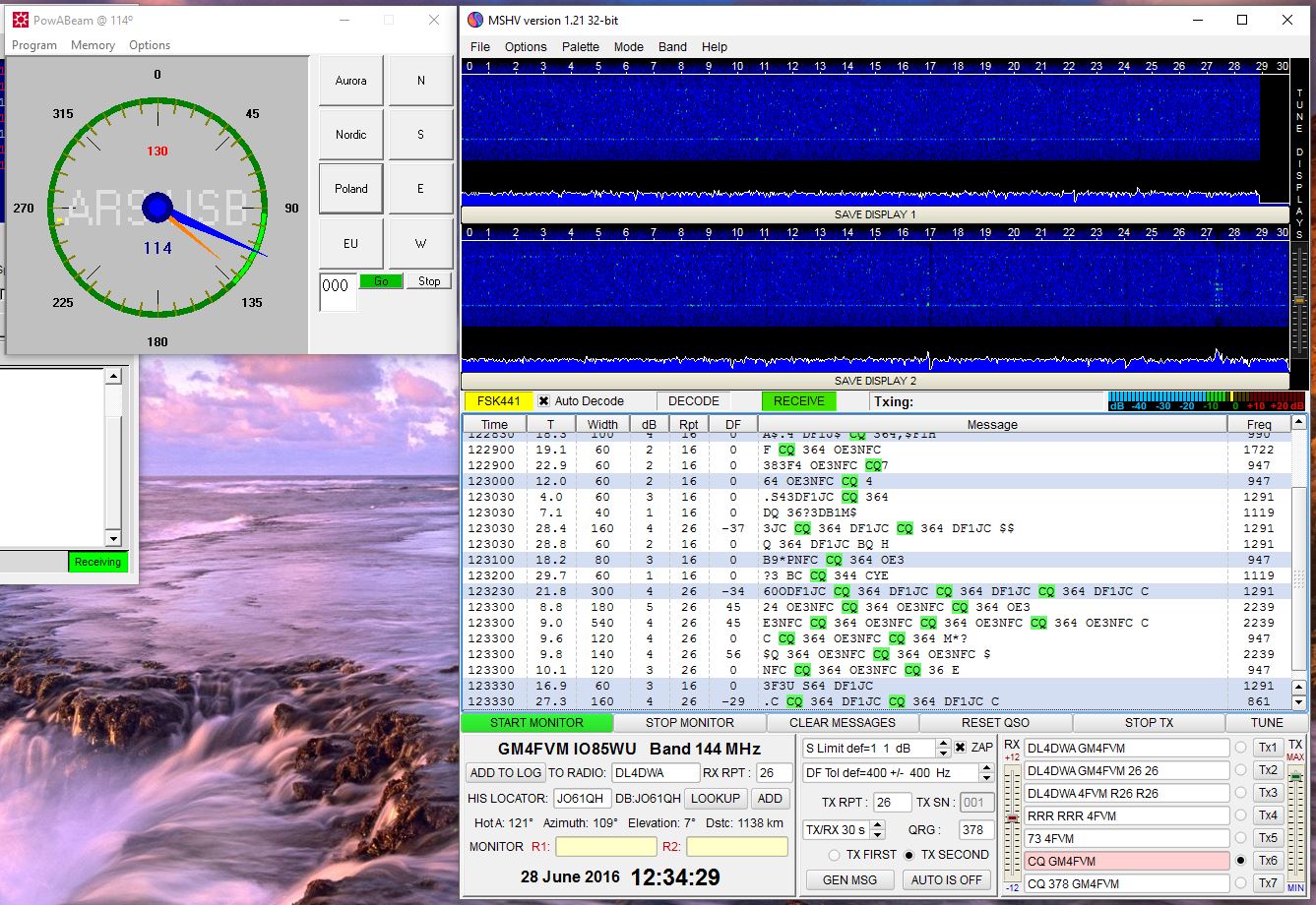 GM4FVM's radio world: WSJT, meteor scatter, MSHV, & the Icom IC-7100 ...