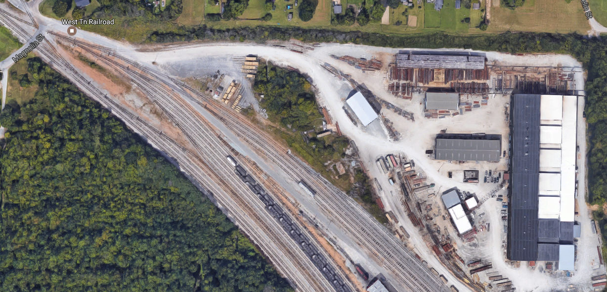 Towns and Nature: Jackson, TN: GM&O Iselin Backshop and WTNN Yard