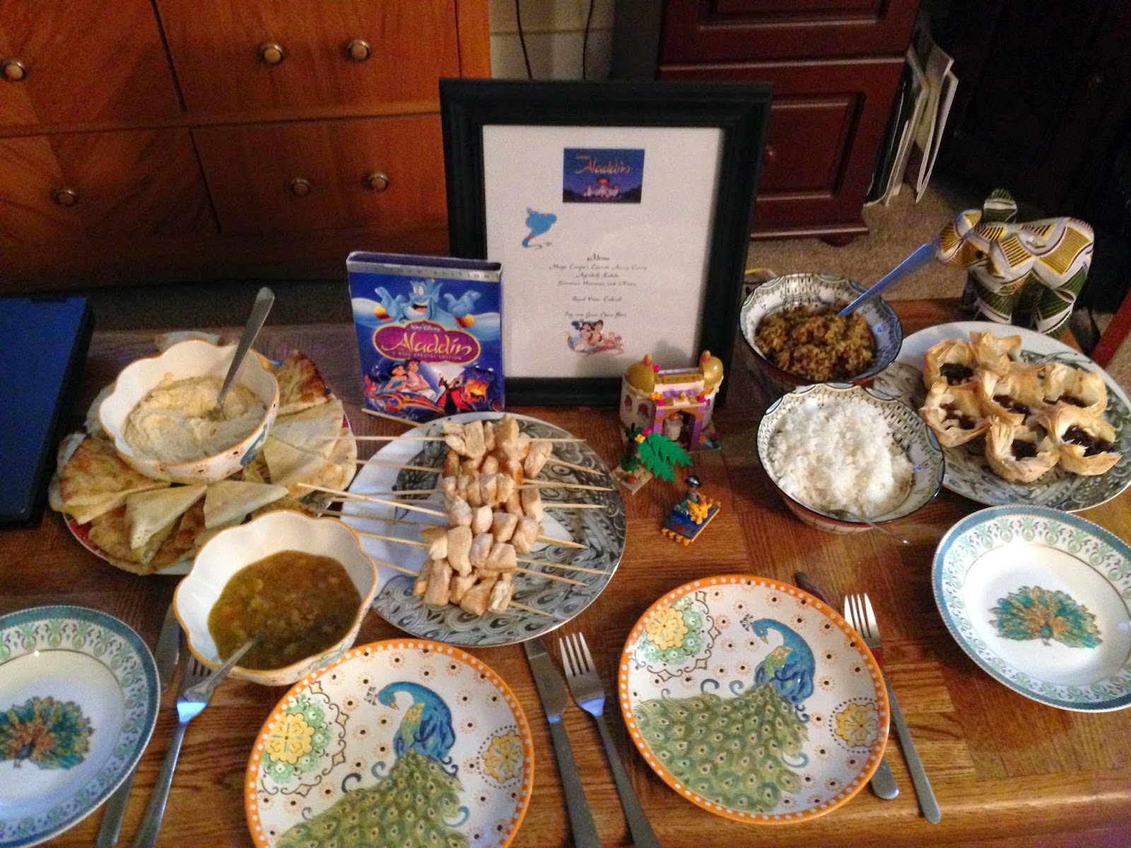 Reel Fancy Dinners: Aladdin Dinner