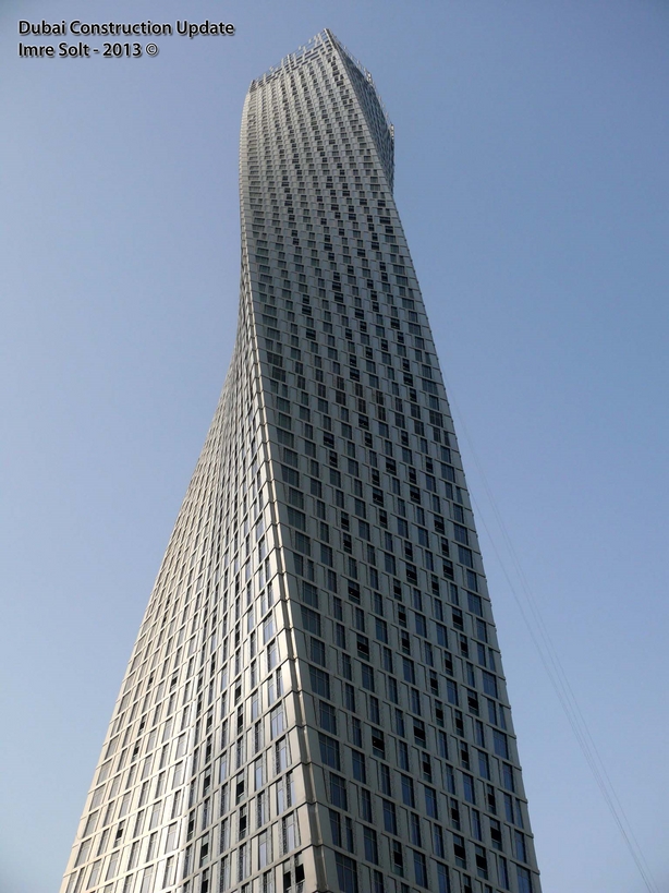 Dubai Constructions Update by Imre Solt: Images of Cayan Tower, aka ...