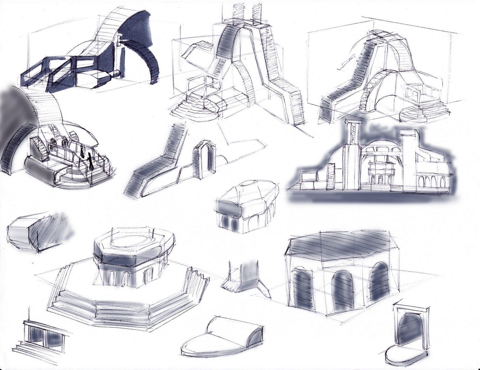 Concept Sketch 2011: Building Sketches 1