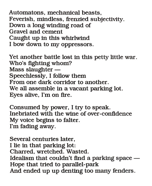 Windmills of My Mind: Which Teenager Wrote These Poems?