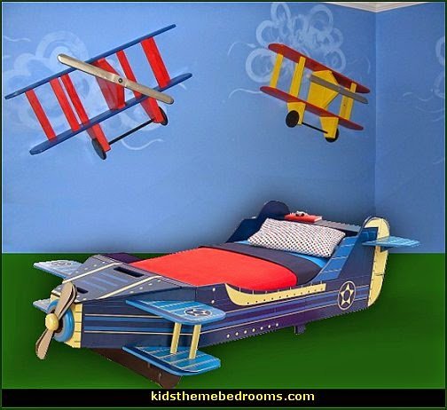 Decorating theme bedrooms - Maries Manor: airplane bedroom ideas ...